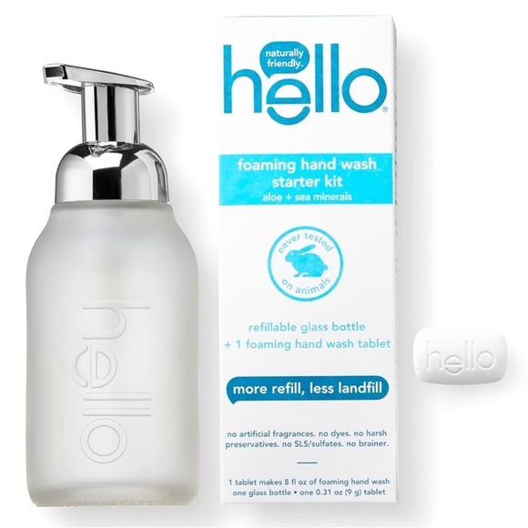 Hello Bello | Kitchen | Hello Foaming Hand Wash Starter Kit Silver ...